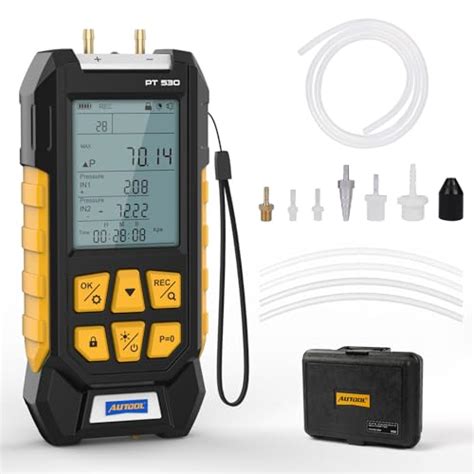 Autool Manometer Gas Pressure Tester 100 To 300kpa Digital Manometer