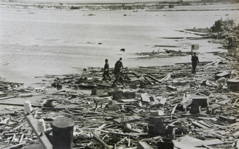 1959年9月、日本に上陸した台風。愛知、三重を中心：伊勢湾台風 写真特集：時事ドットコム