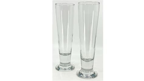 Libbey Catalina Footed Pilsner Beer Glasses 12oz Pilsner Glasses Beer