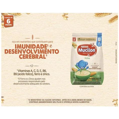 Cereal Infantil Mucilon Milho Sachê 180g Na Drogaria Primus