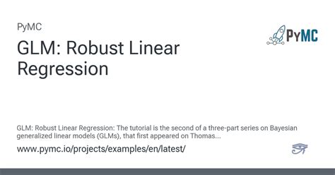 Glm Robust Linear Regression — Pymc Example Gallery