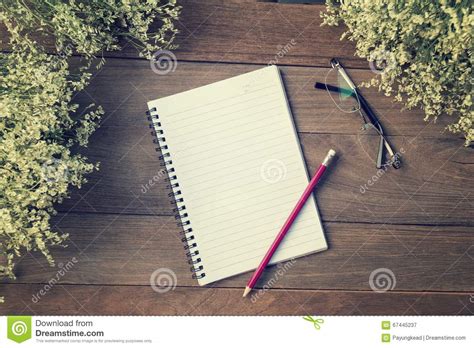 Blank Small Notepad Stock Image Image Of Effect Draw 67445237