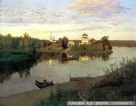 列维坦 风景油画作品15 高清图片下载 大师名画网
