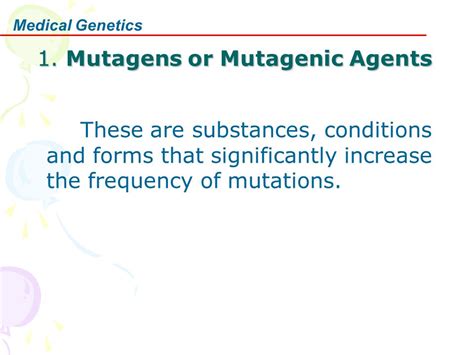 Medical Genetics 03 基因突变 Gene Mutation Medical Genetics Gene Mutation