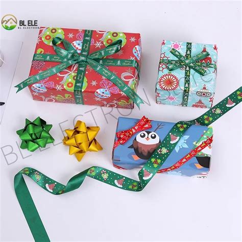 5 ชิ้น 52x75 ซม Merry Christmas ตกแต่งห่อของขวัญห่อของขวัญกระดาษใหม่ปี