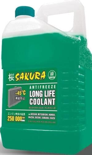Купить Антифриз SAKURA Long Life Coolant зеленый, 5 л [Концентрат: нет ...