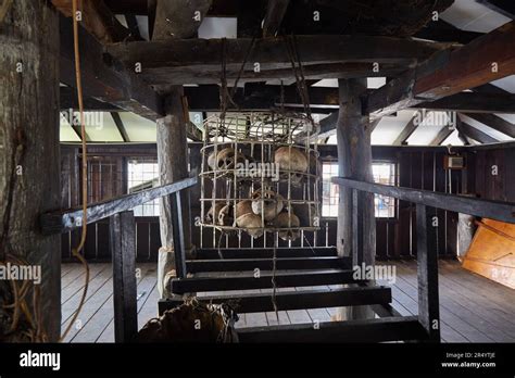 The Traditional Annah Rais Longhouse Outside Of Kuching Sarawak