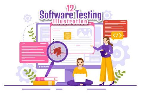 12 Software Testing Vector Illustration Graphic By Denayunecf