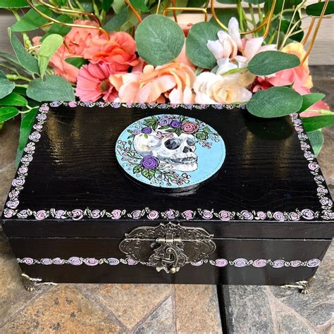 Gothic Jewelry Box Etsy
