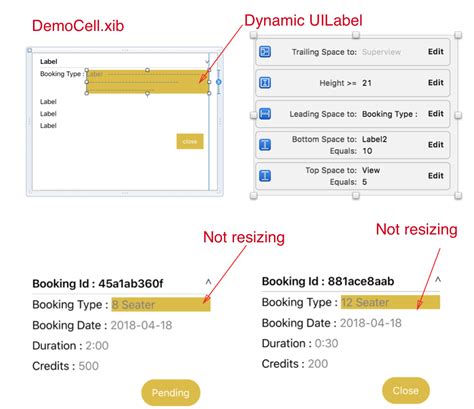 Ios Autolayout To Dynamically Resize Uilabel Not Working Stack Overflow