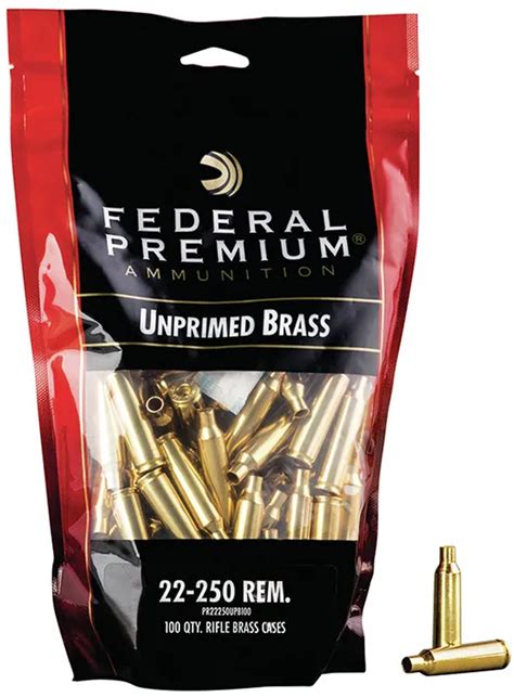 100 HÜlsen Federal 22 250 Rem Premium 262323