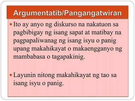 Diskurso Sa Filipino Pptx