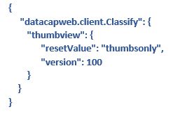 Datacap Navigator Thumbnail View User Settings