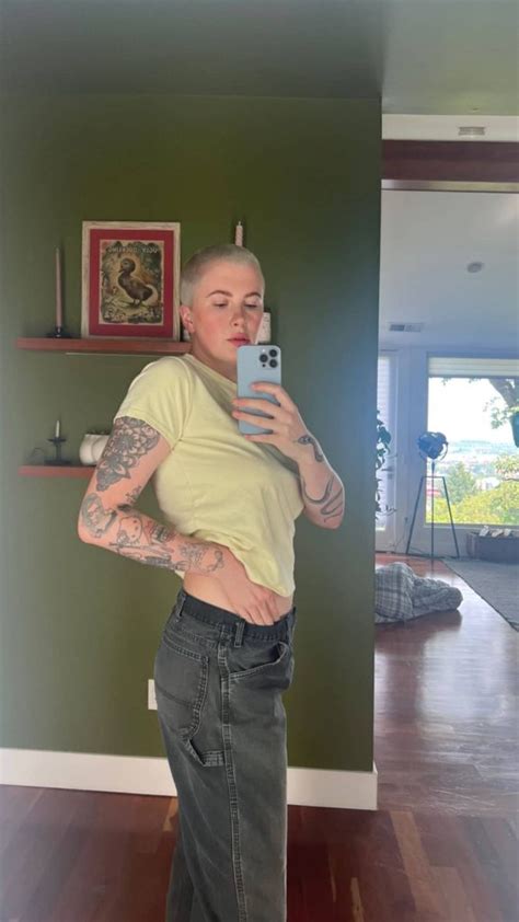 Ireland Baldwins Platinum Blonde Buzzcut Is Her Most Drastic