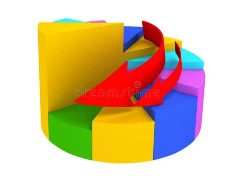 Colored Graph Stock Illustration Illustration Of Symbol 12751562