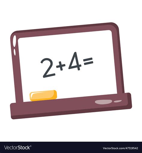 Maths Class Royalty Free Vector Image Vectorstock