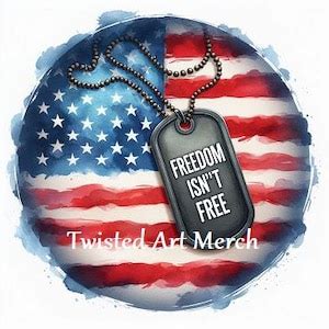Patriotic Clipart Freedom Isnt Free S Digital Download Etsy