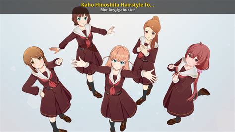 Kaho Hinoshita Hairstyle For Amana Osaki Mod For The Idolmster Starlit
