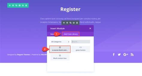 creating a learning management lms website with divi