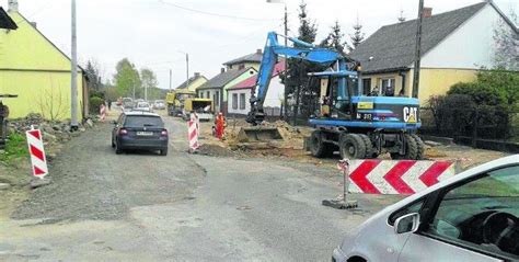 Gmina Przytyk Remont drogi wojewódzkiej numer Jest tymczasowa sygnalizacja świetlna Echo