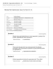 Review Test Submission Quiz 10 Text Ch 15 OB Pdf OB 6301 501