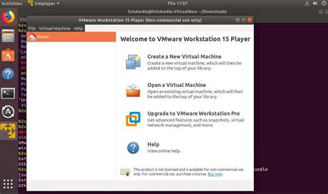 How To Install Vmware Workstation Player On Ubuntu Linux H2S Media