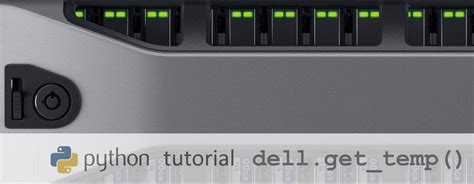 Get Temperature And Other Environmental Data From A Dell Poweredge Server Using Pysnmp Rpython