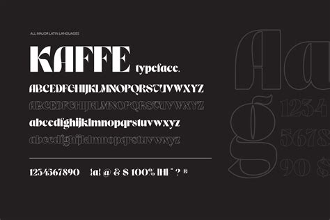 Kaffe Psychedelic Typeface By Jolicia Type Thehungryjpeg