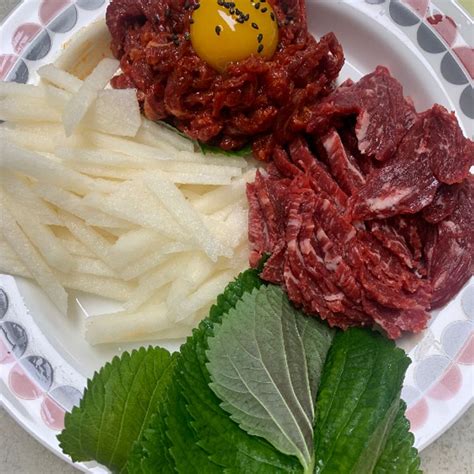 오늘과일 육사시미 400g 1팩 소스증정 뭉티기 생고기