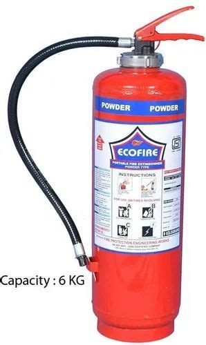 Carbon Steel Abc Powder Type Fire Extinguisher 6 Kg For Industrial At
