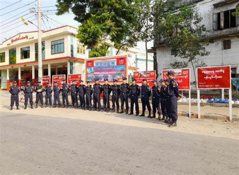 ရခိုင်ပြည်နယ် မောင်တောမြို့၌ ၇၇ နှစ်မြောက် မြန်မာနိုင်ငံမီးသတ်တပ်ဖ