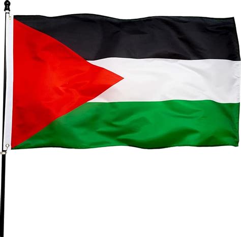 Danf Palestine Flag 3x5 Ft Thick Polyester Fade Resistant