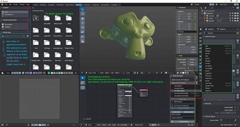 Blender UI Feedback Visual Density Funcions Sugestions For Improvments User Feedback