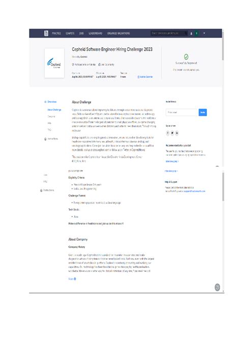 Cepheid Software Engineer Hiring Challenge 2023 On Hacker Earth Java
