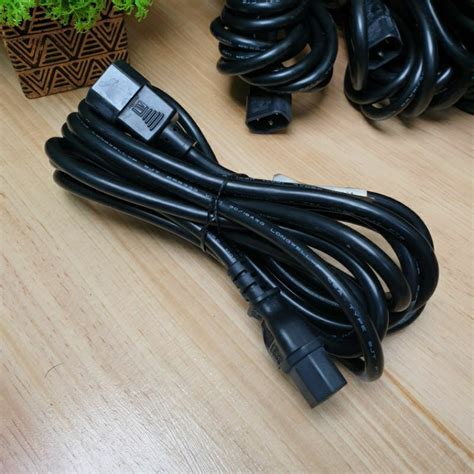 Jual Kabel Ups 4 Meter Extension Kabel Ups Socket C14 To C13 Panjang 4 Meter Longwell Tembaga