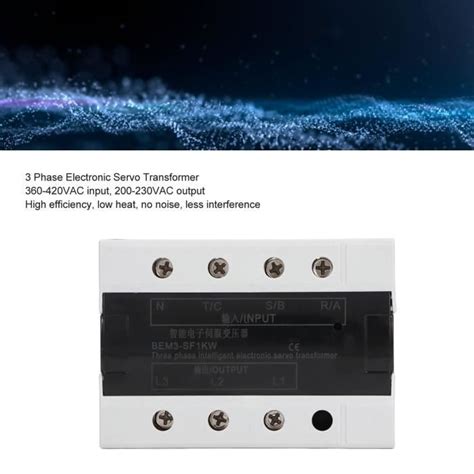 Transformateur Servo Triphasé 1kw Qqmora Convertisseur De Tension