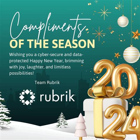 Kristine Daniels On Linkedin Newyear Cybersecurity Rubrik