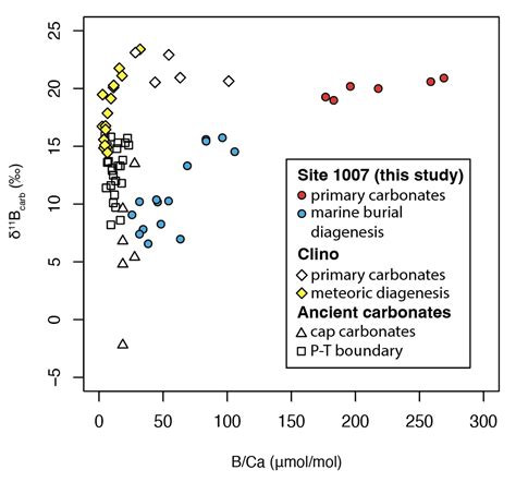 Resetting Of Shallow Water Carbonate Boron Isotope Values During Marine Burial Diagenesis