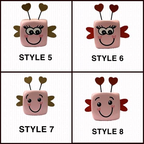 Love Bug Block Valentines Day Decor Personizable Decor Shelf Sitter