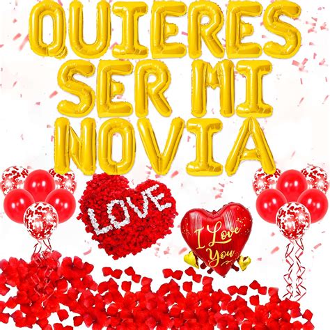 Quieres Ser Mi Novia Balloons 16 Inch Alphabet Letters Foil Mylar