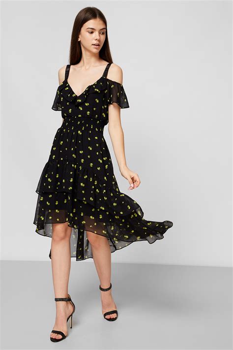 Черное платье для девушек Guess W0BK94.W8SL2;P206 — Ultrashop