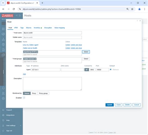 CentOS Stream Zabbix Add Monitoring Target Item Server World
