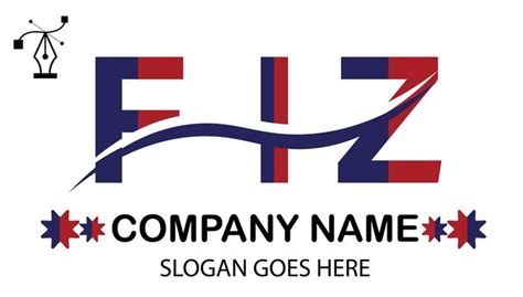 Premium Vector Fiz Letter Logo
