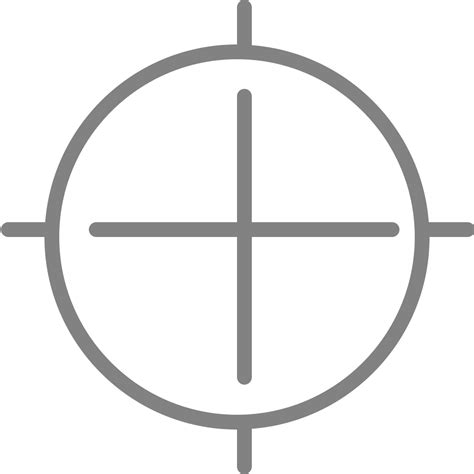 Download Line Style Icons Scope Vector Sniper Scope Png Png Image