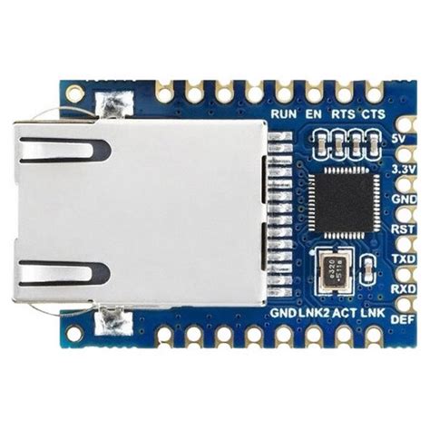 Мини конвертер Ttl Uart в Ethernet от Waveshare купить по цене 974