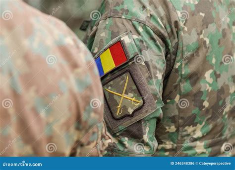 Shallow Depth Of Field Details With The Romanian Land Forces Armband