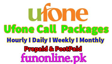 Ufone Call Packages Daily Weekly Monthly Hourly 2022 WebStudy