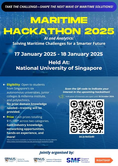 Maritime Hackathon 2025 College Of Design And Engineering