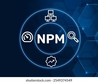 Network Performance Monitor Npm Over Royalty Free Licensable Stock Illustrations Drawings