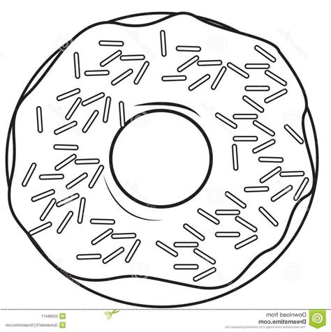 Donut Coloring Page Coloring Page Donut Coloring Sheet Page Best